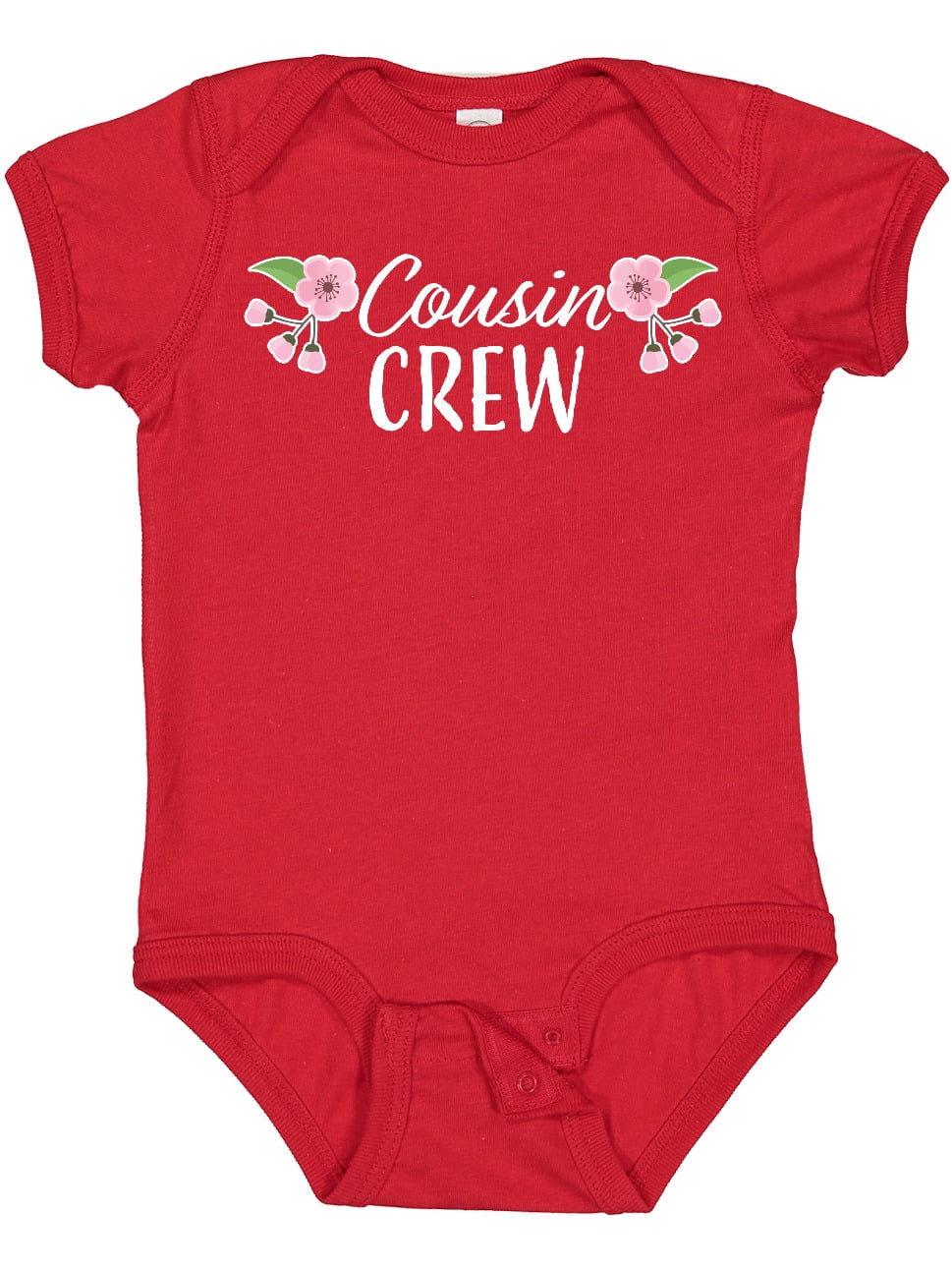 Inktastic Cousin Crew with Flowers Girls Baby Bodysuit - Walmart.com