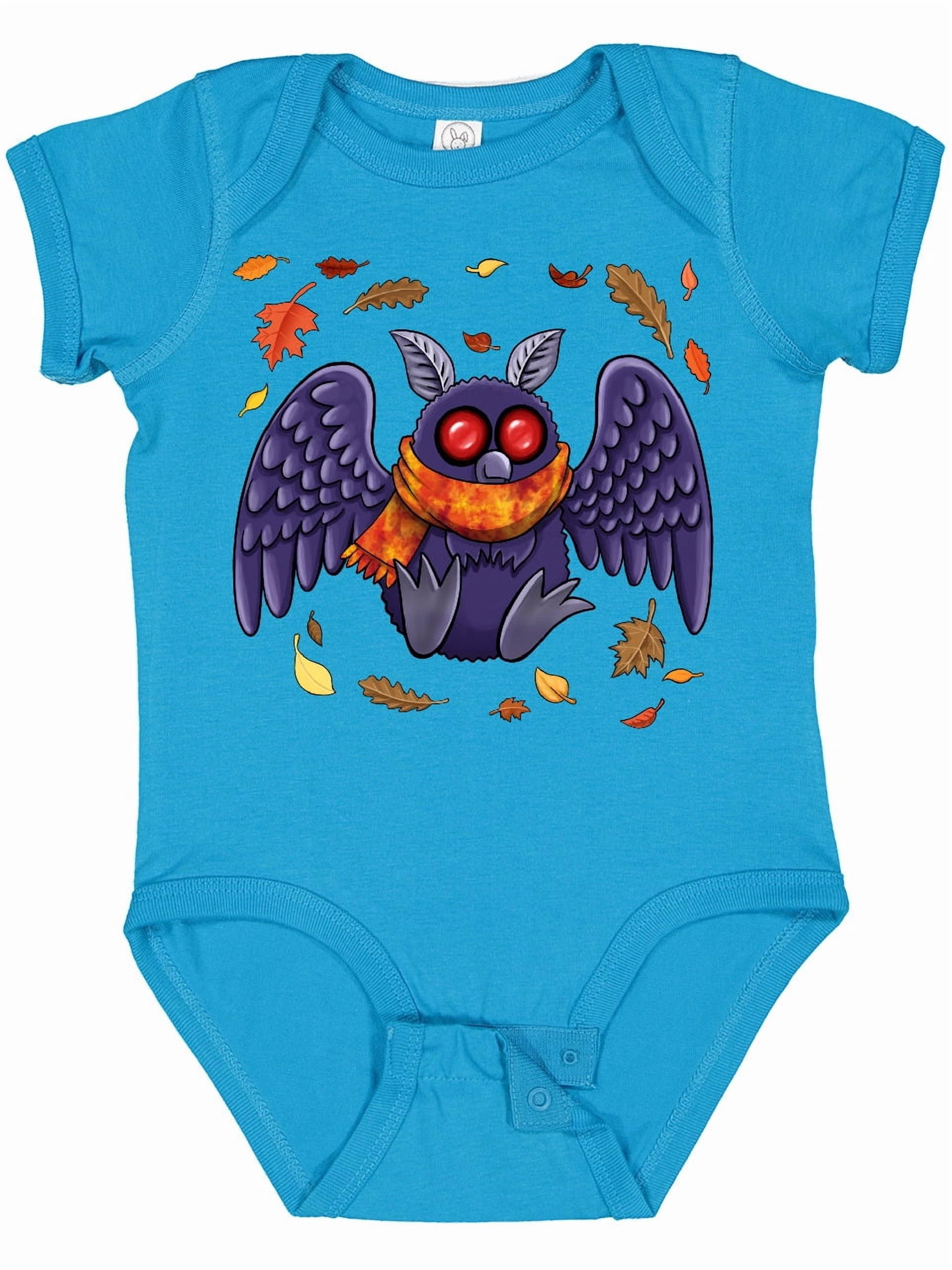 Inktastic Cozy Cryptid Autumn Mothman with Scarf Boys or Girls Baby ...