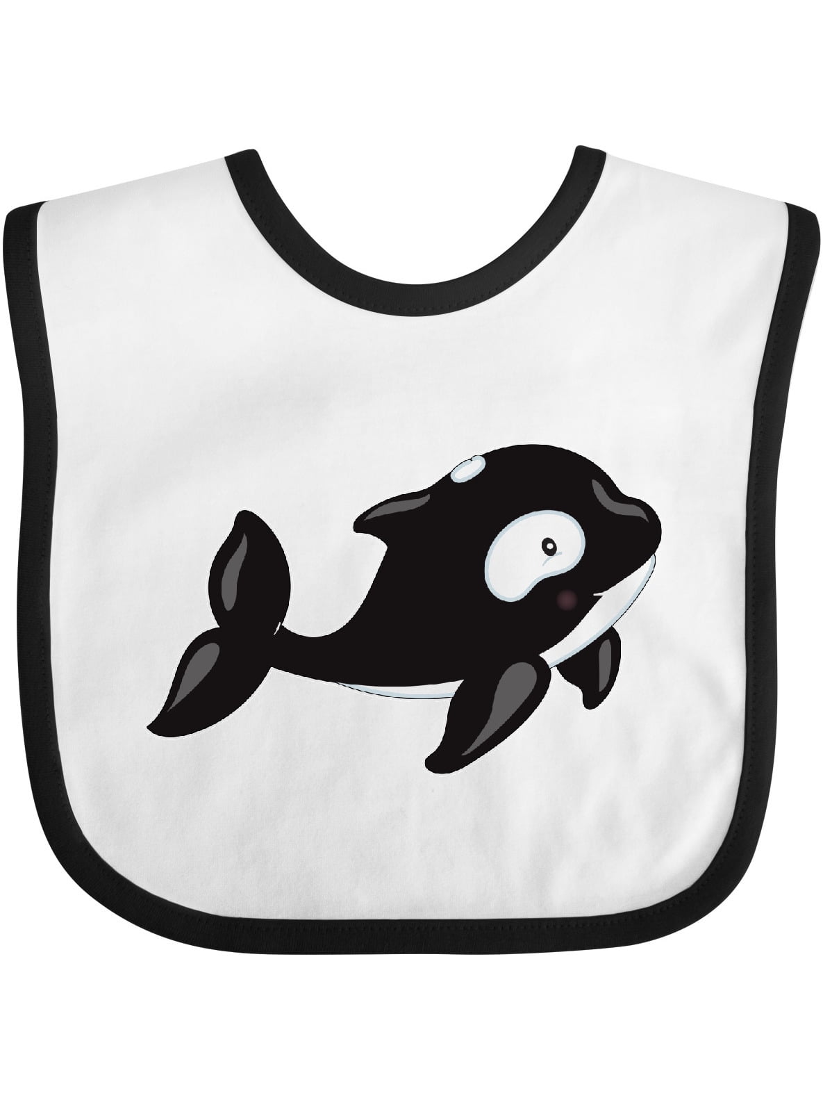 Inktastic Cute Baby Orca Boys or Girls Baby Bib - Walmart.com