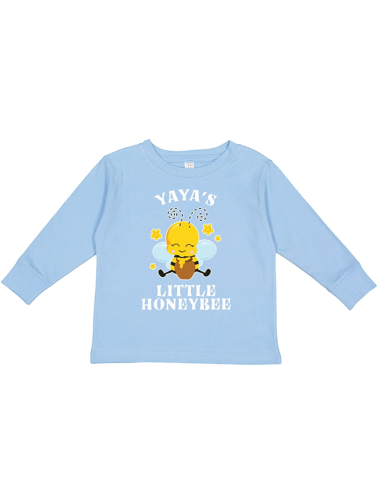 Inktastic Cute Bee Yaya's Little Honeybee with Stars Boys or Girls Long ...