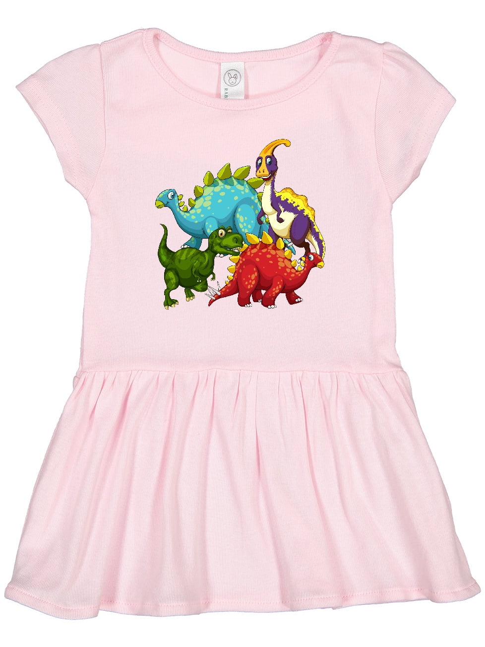 Inktastic Cute Dinosaurs Girls Toddler Dress - Walmart.com