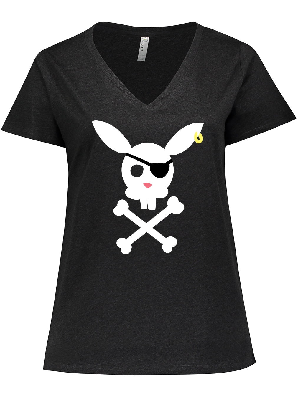 Inktastic Cute Easter Pirate Bunny with Eyepatch and Earring Women's ...