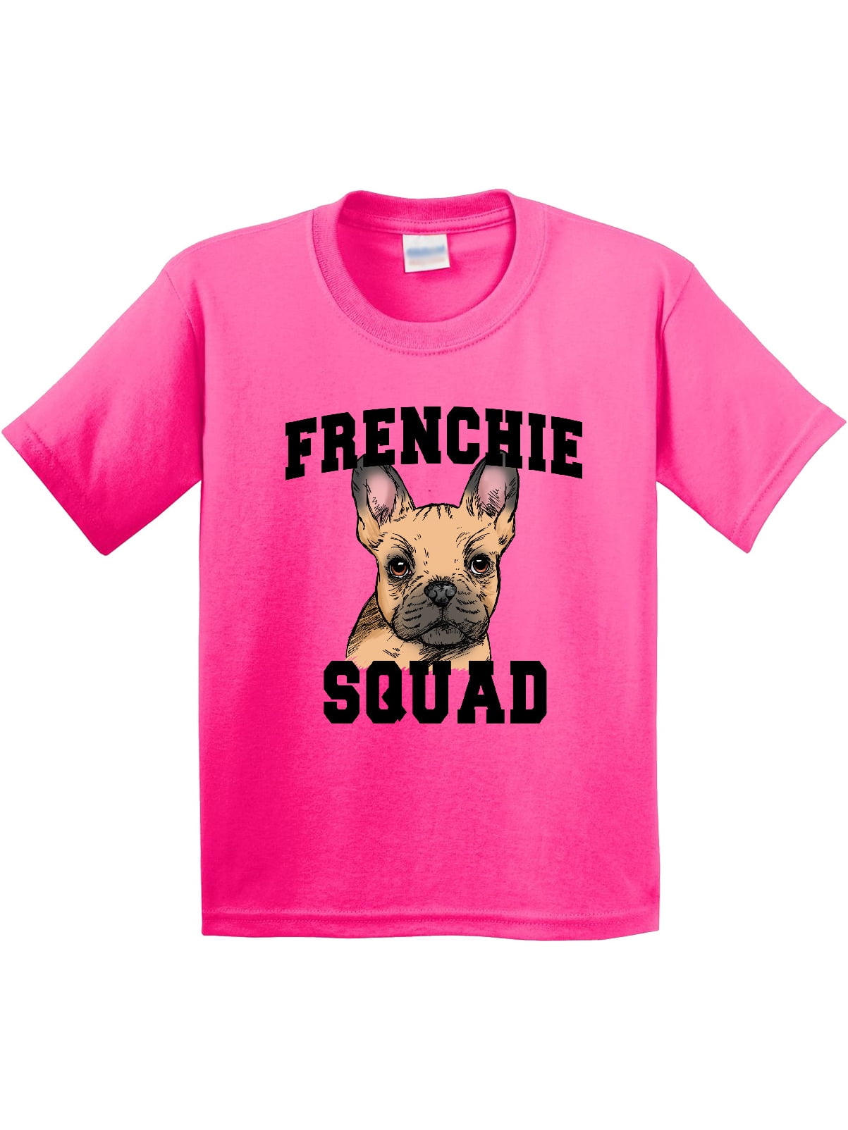 Inktastic Cute French Bulldog Frenchie Squad Youth T-Shirt - Walmart.com