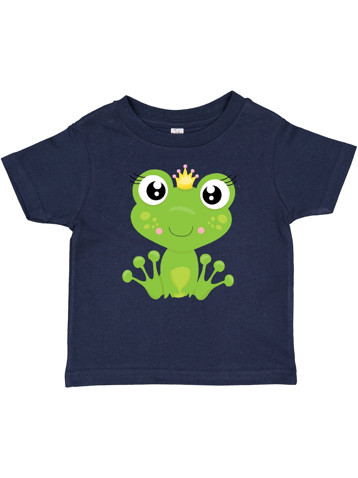 Inktastic Cute Frog, Green Frog, Frog Princess, Crown Girls Baby T ...