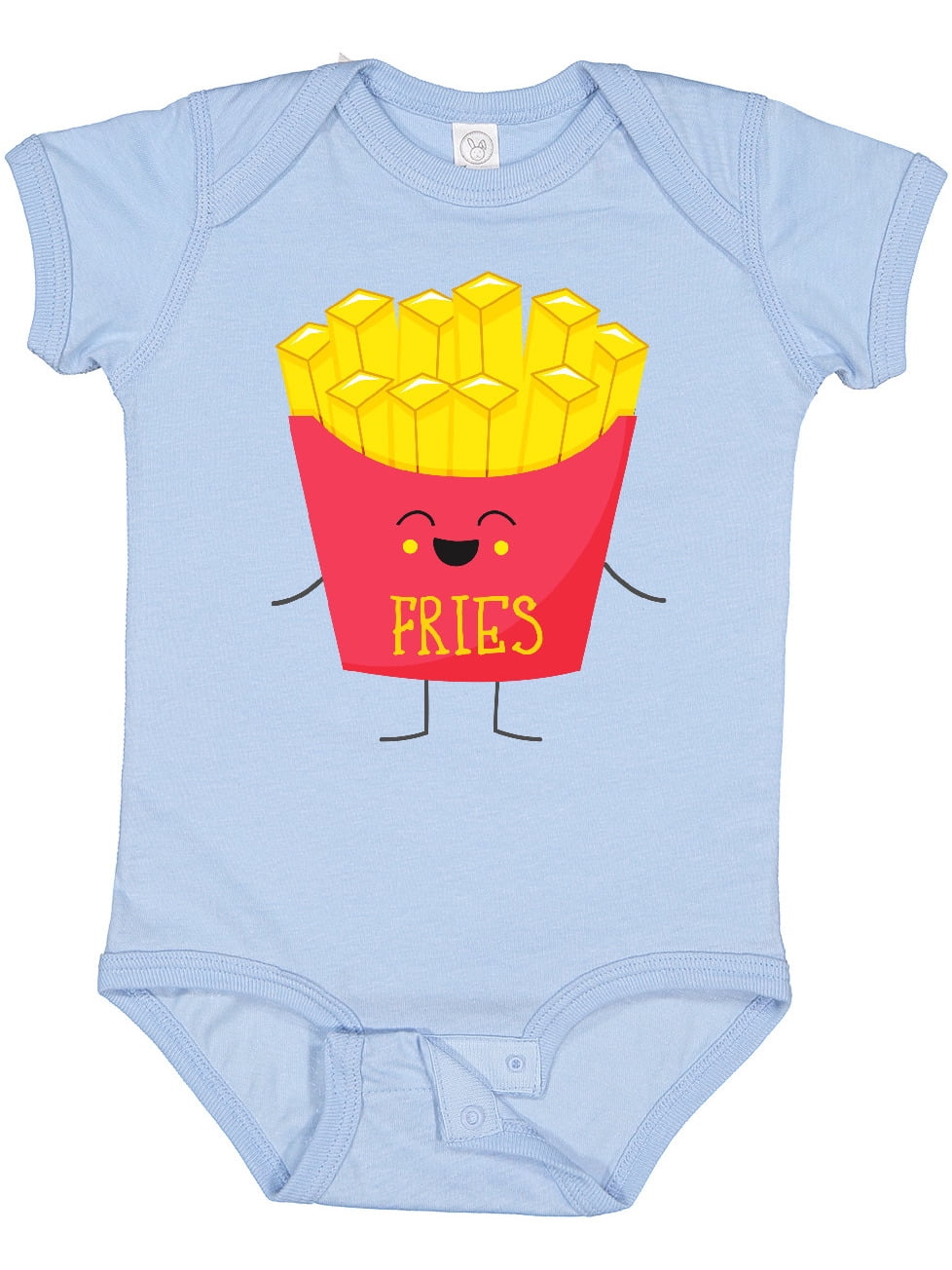Inktastic Cute Kawaii French Fries Boys or Girls Baby Bodysuit ...