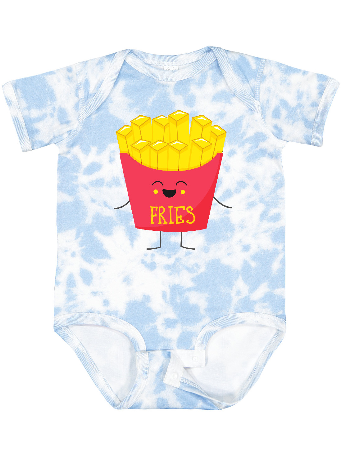 Inktastic Cute Kawaii French Fries Boys or Girls Baby Bodysuit ...