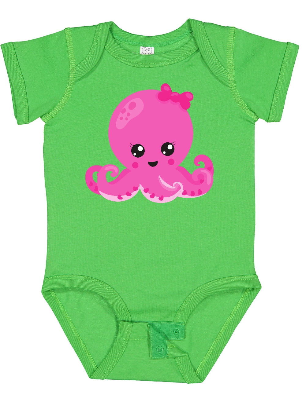 Inktastic Cute Octopus, Little Octopus, Baby Octopus, Hearts Girls Baby ...