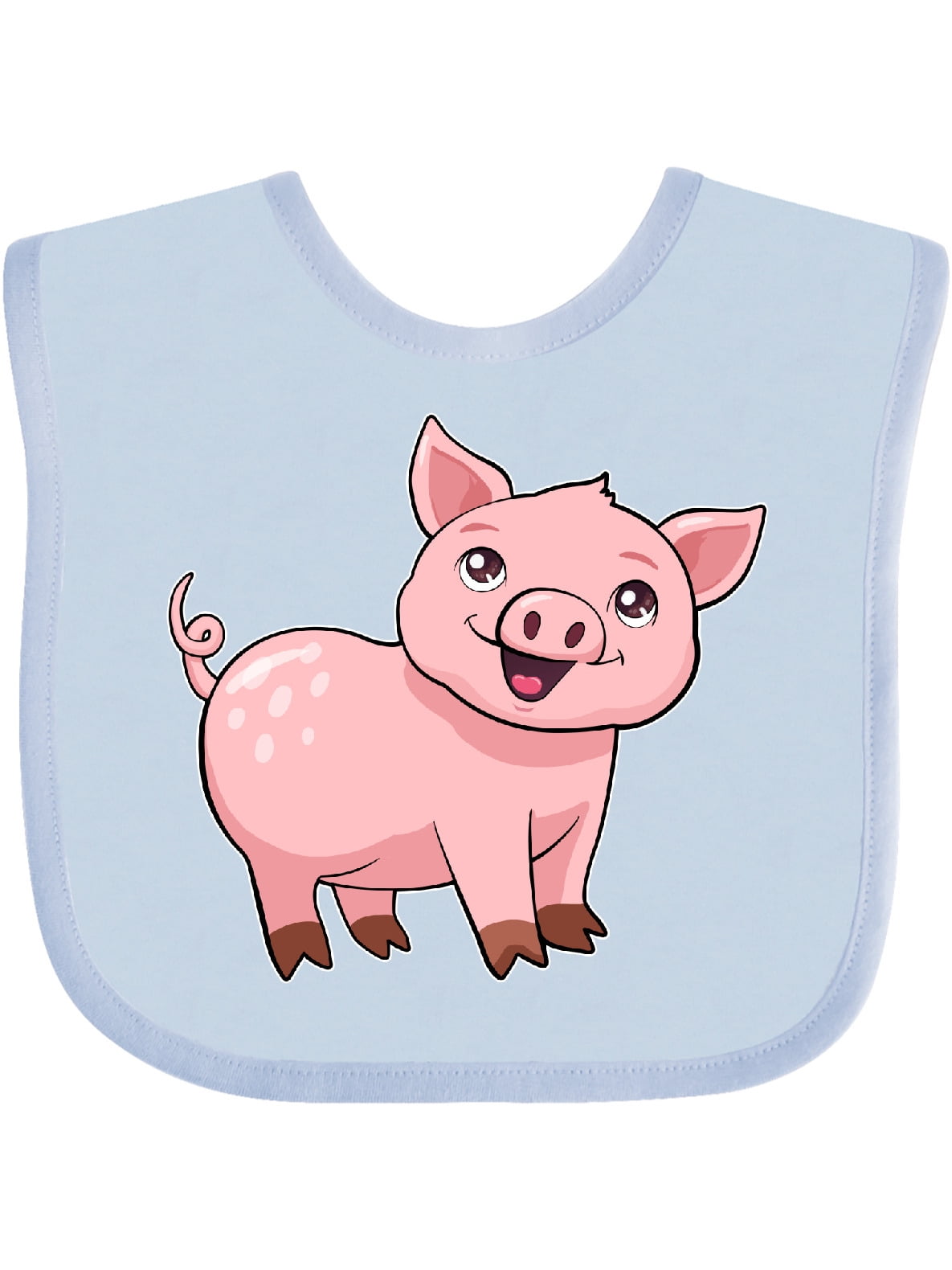 Inktastic Cute Pig Boys or Girls Baby Bib - Walmart.com