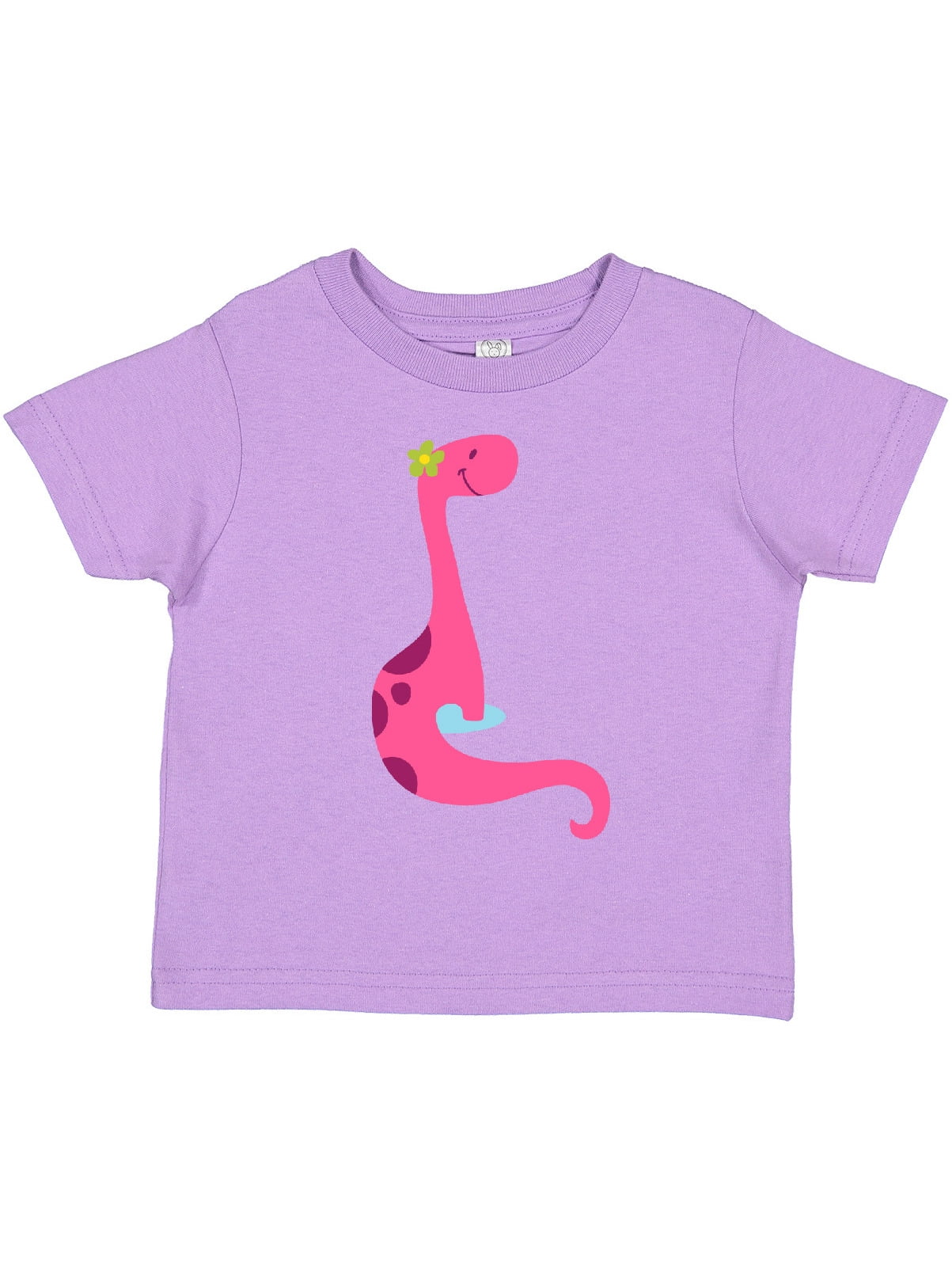 Inktastic Cute Pink Dinosaur Girls Toddler T-Shirt - Walmart.com