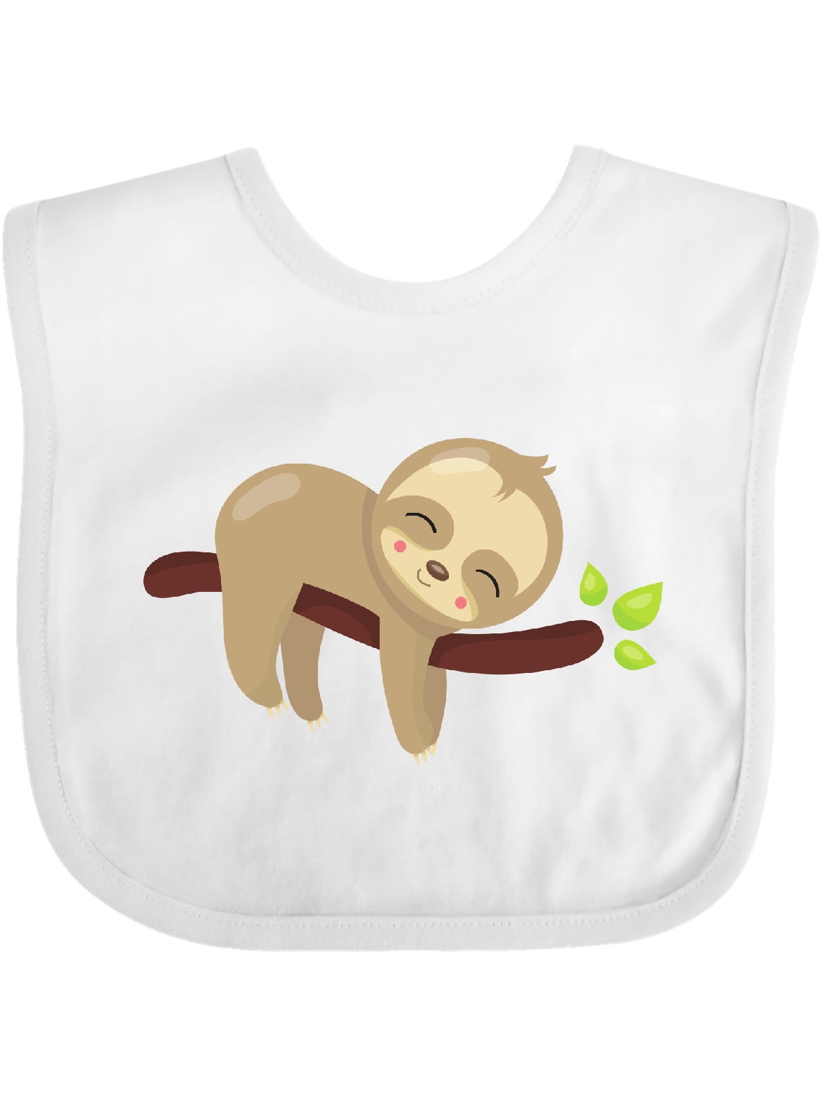 Inktastic Cute Sloth, Baby Sloth, Lazy Sloth, Sleeping Sloth Boys or Girls Baby Bib - Walmart.com