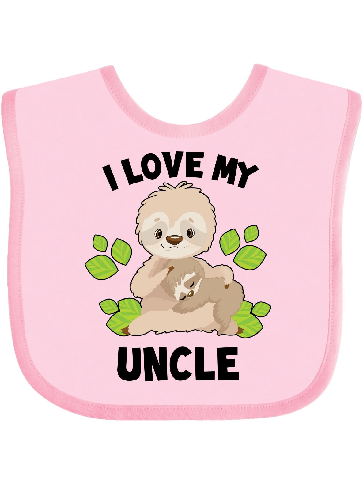 Inktastic Cute Sloth I Love My Uncle with Green Leaves Boys or Girls ...