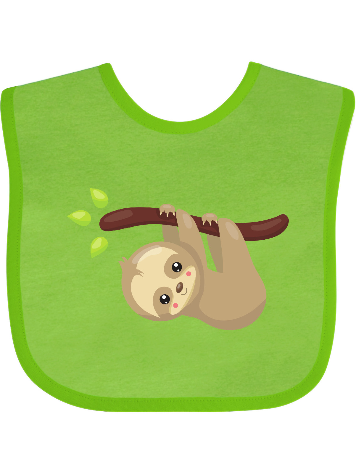 Inktastic Cute Sloth, Little Sloth, Baby Sloth, Lazy Sloth Boys or Girls Baby Bib - Walmart.com