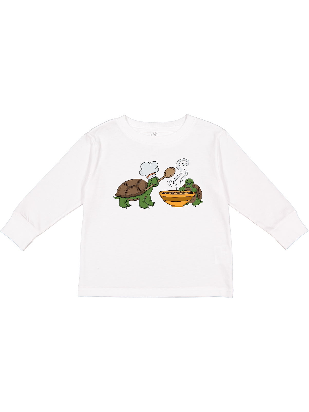 Inktastic Cute Turtle Chefs Making Soup Boys or Girls Long Sleeve ...