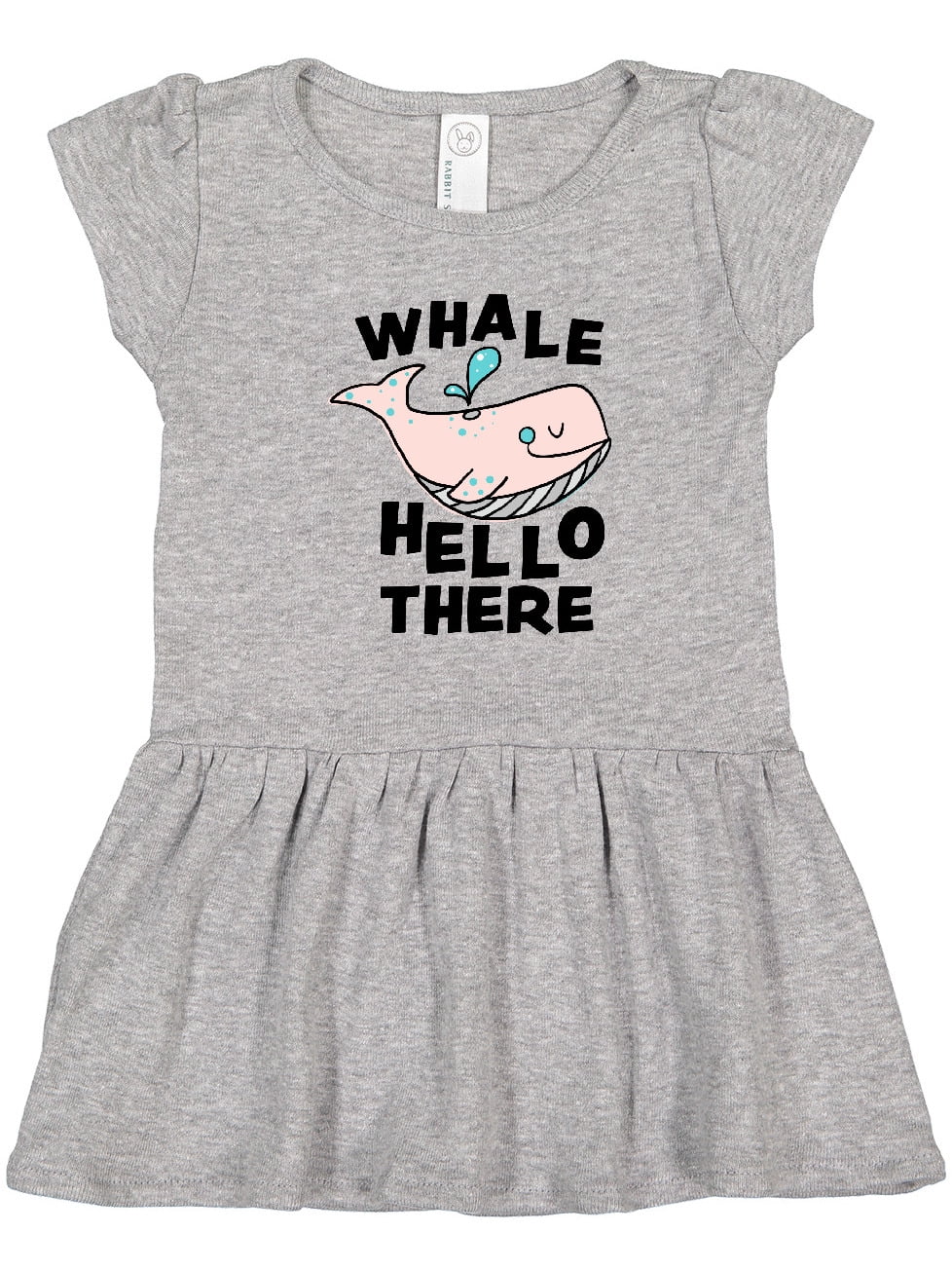 Inktastic Cute Whale Hello There Girls Toddler Dress - Walmart.com