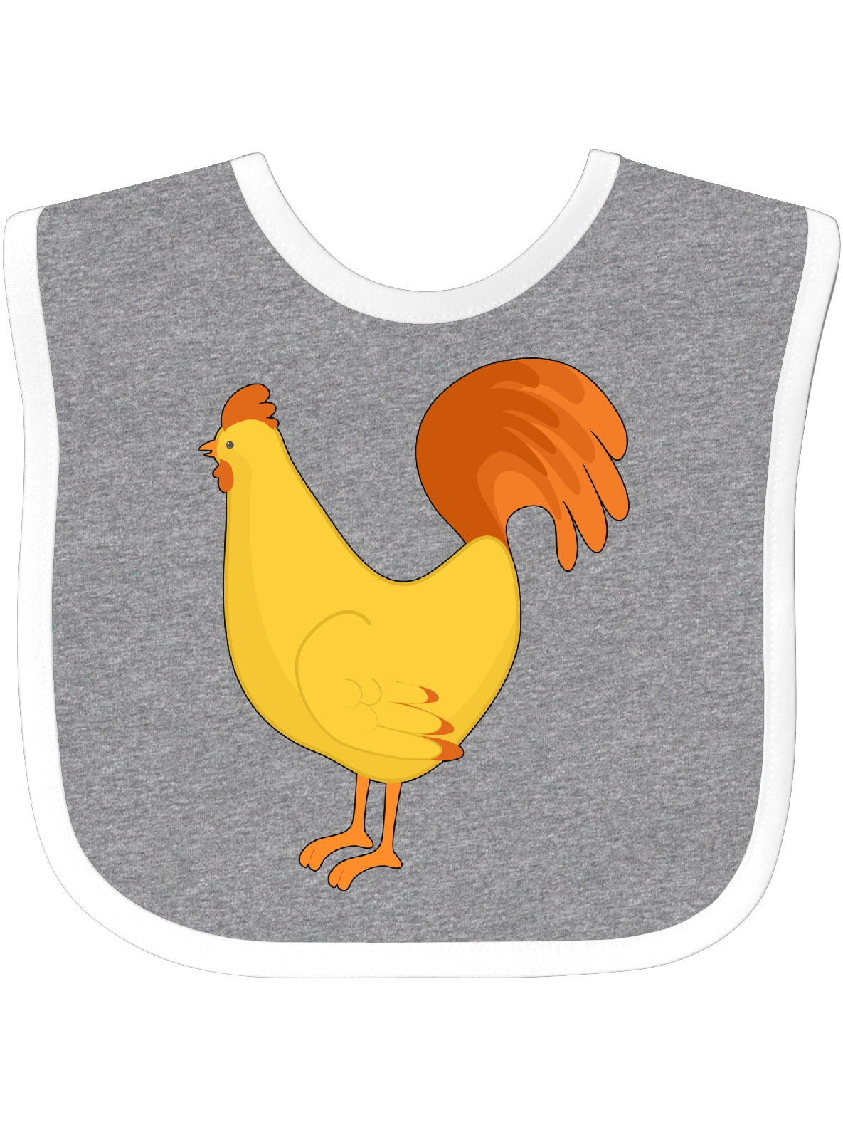 Inktastic Cute Yellow Chicken Boys or Girls Baby Bib - Walmart.com