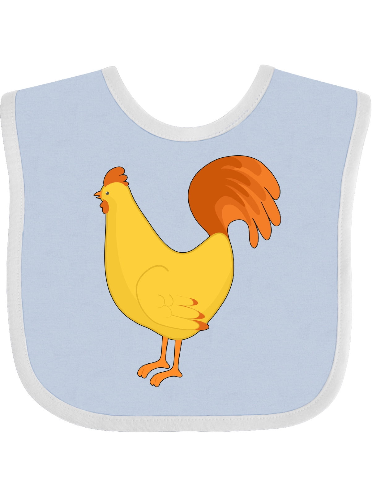 Inktastic Cute Yellow Chicken Boys or Girls Baby Bib - Walmart.com