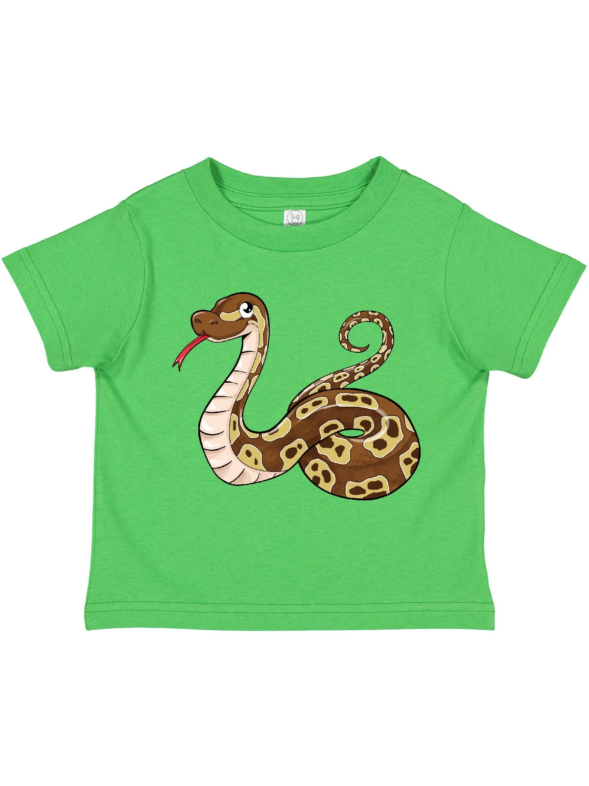 Inktastic Cute and Cuddly Ball Python Snake Boys or Girls Toddler T ...