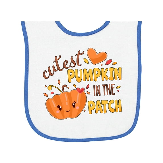 Inktastic Cutest Pumpkin in the Patch with Orange Heart Baby Terry ...