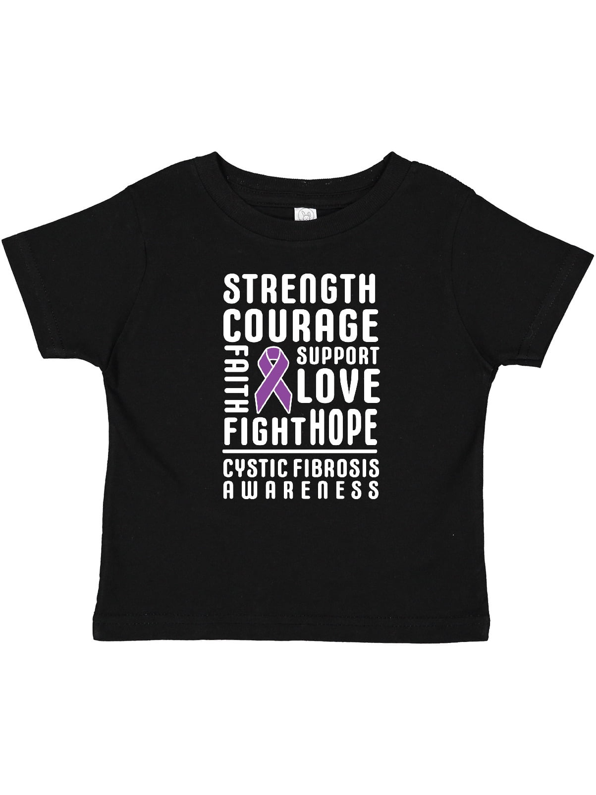 Inktastic Cystic Fibrosis Awareness Strength Courage Support Boys or Girls Baby T-Shirt ...
