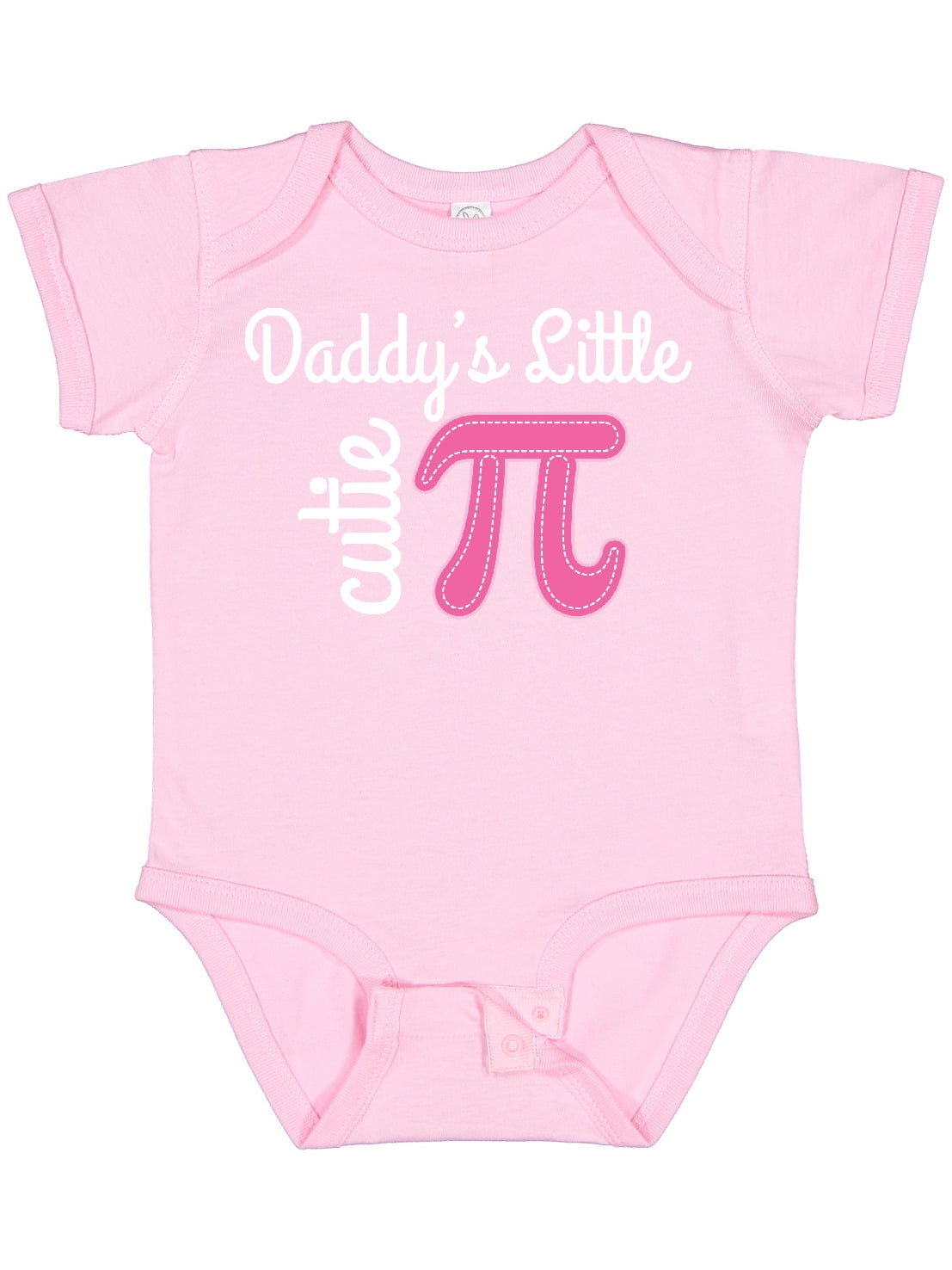 Inktastic Daddy Little Cutie Pi Day Math Girls Girls Baby Bodysuit ...