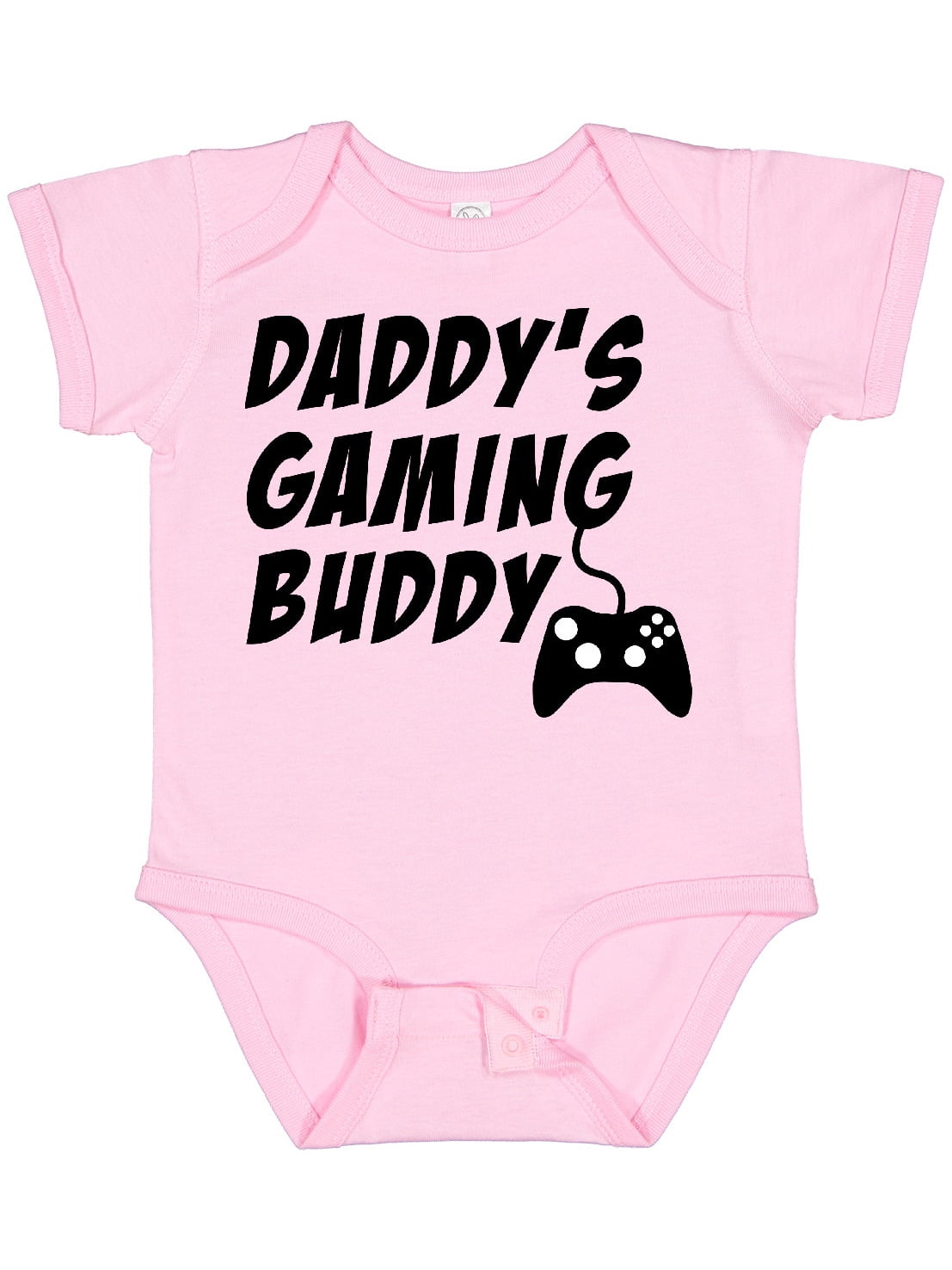 Inktastic Daddy's Gaming Buddy with Controller Boys or Girls Baby ...