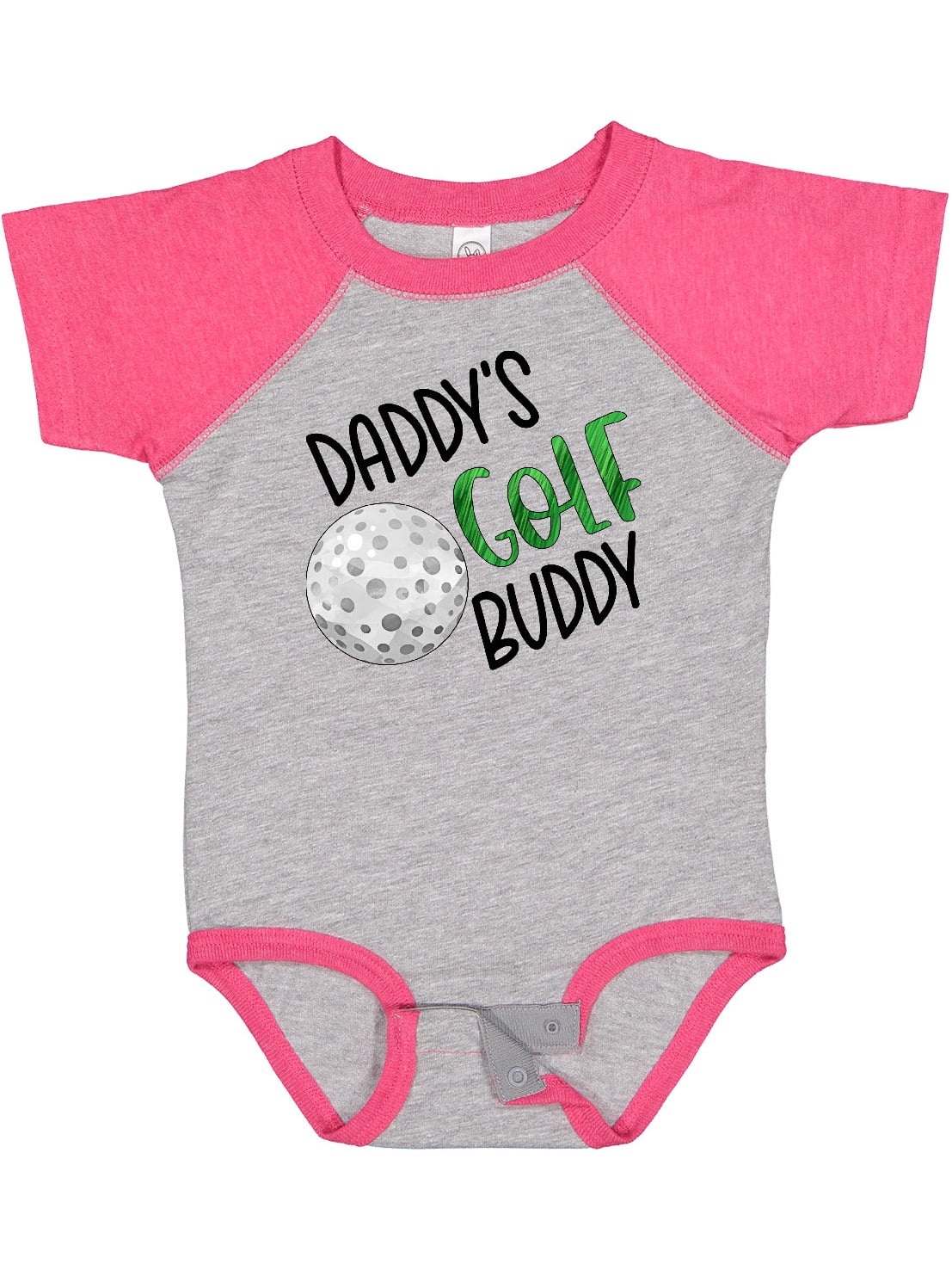 Inktastic Daddy's Golf Buddy with Golf Ball Boys or Girls Baby Bodysuit ...