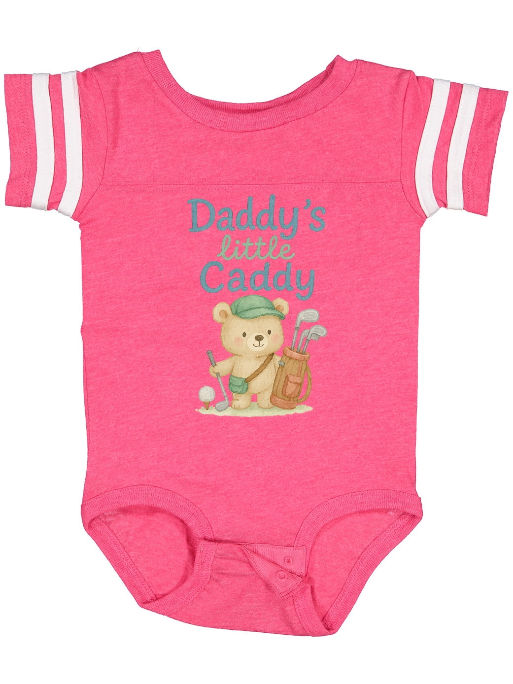 Inktastic Daddy's Little Caddy Bear Golf Theme Boys or Girls Baby ...