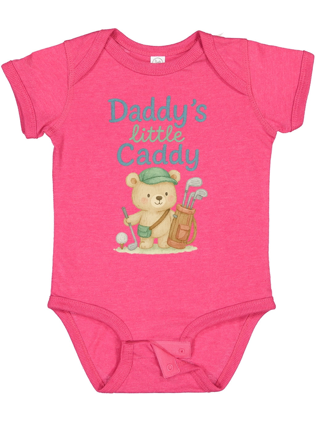 Inktastic Daddy's Little Caddy Bear Golf Theme Boys or Girls Baby ...