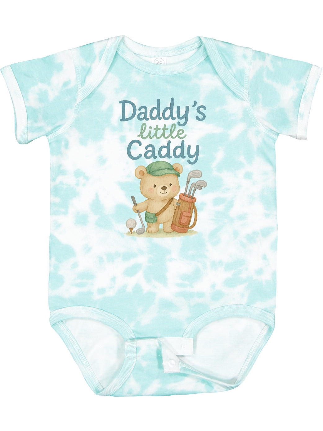 Inktastic Daddy's Little Caddy Bear Golf Theme Boys or Girls Baby ...