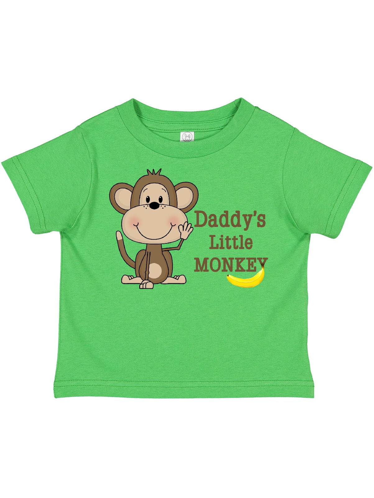 Inktastic Daddy's Little Monkey Boys or Girls Toddler T-Shirt - Walmart.com