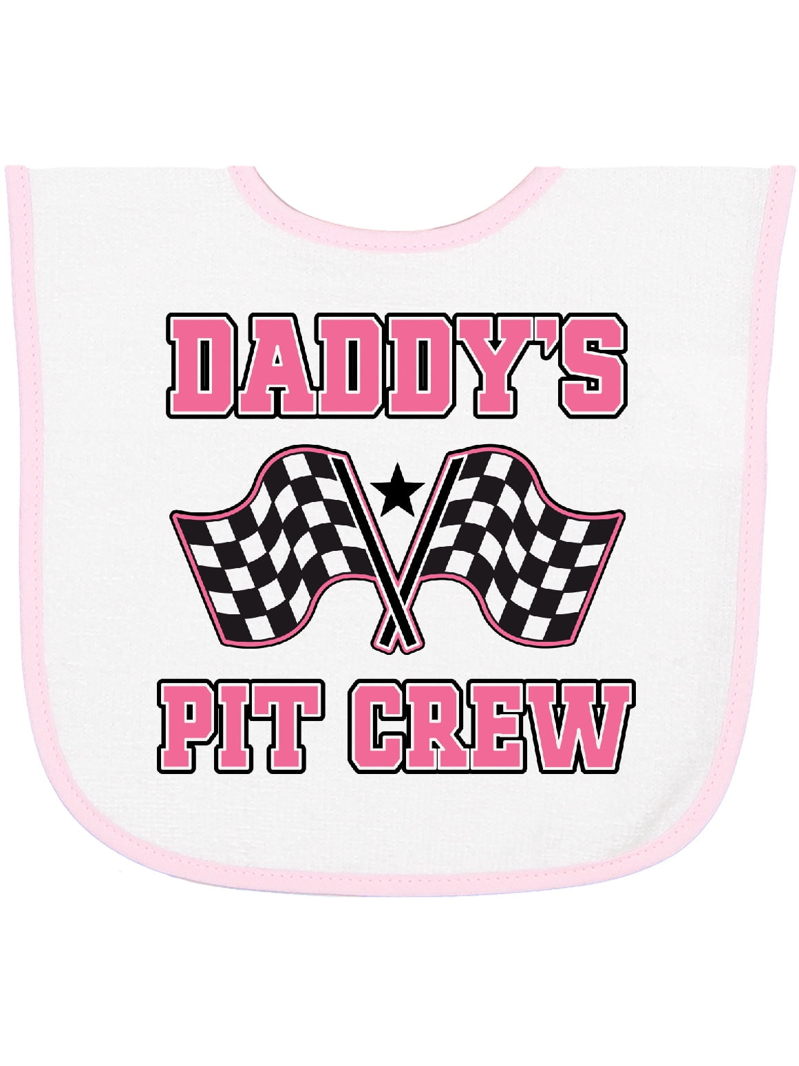 Inktastic Daddy's Pit Crew Design with Checkered Flags Baby Terry Cloth ...