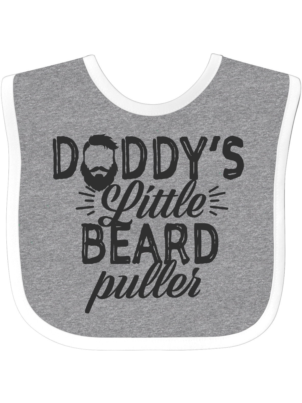Inktastic Daddys Little Beard Puller Boys or Girls Baby Bib - Walmart.com