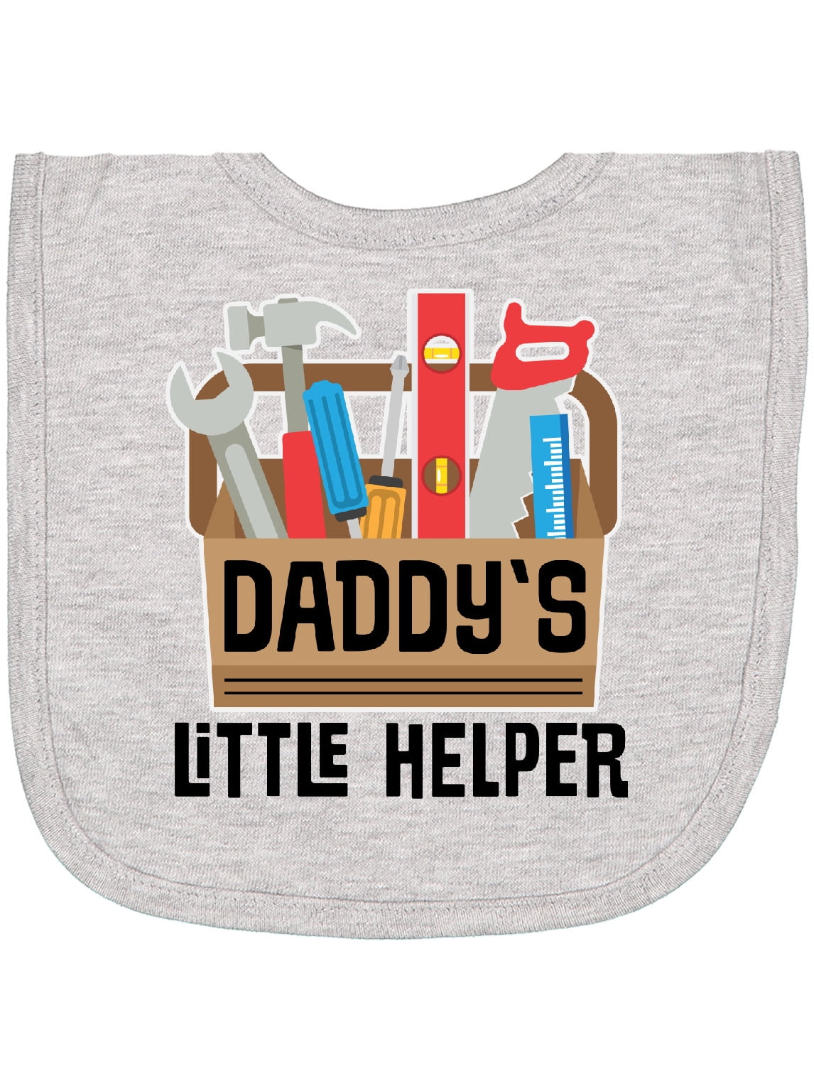Inktastic Daddys Little Helper Tool Box Newborn Bib - Walmart.com