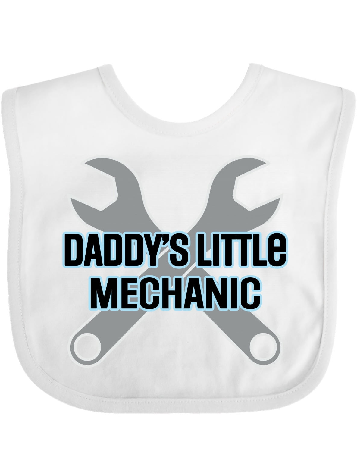 Inktastic Daddys Little Mechanic Baby Boy Boys Baby Bib - Walmart.com
