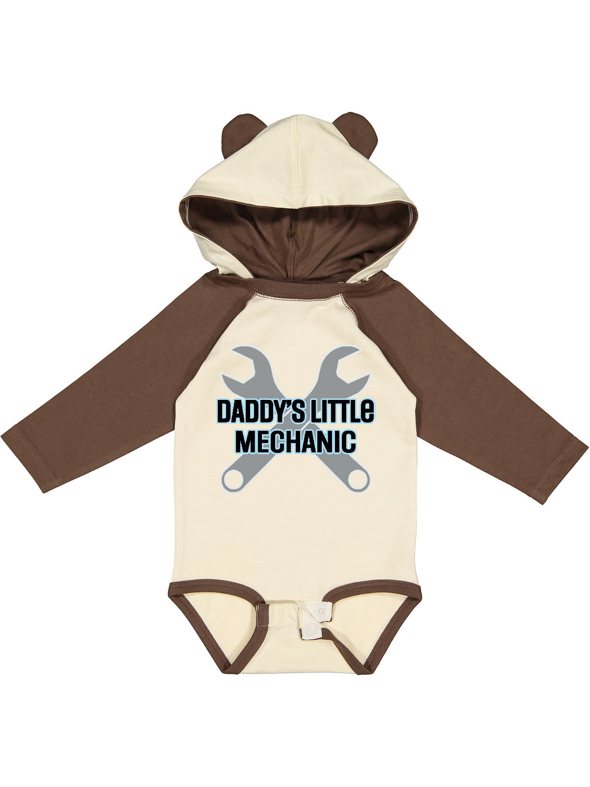 Inktastic Daddys Little Mechanic Baby Boy Boys Long Sleeve Baby ...