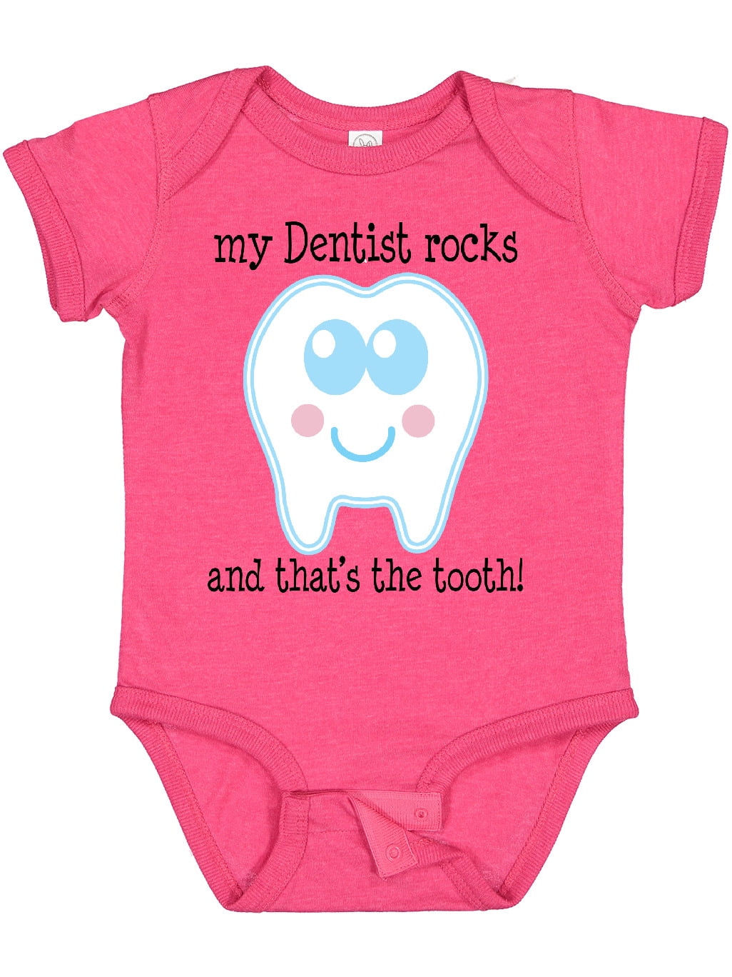 Inktastic Dentist Rocks Tooth Boys or Girls Baby Bodysuit - Walmart.com