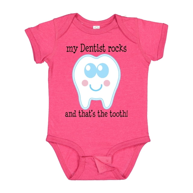 Inktastic Dentist Rocks Tooth Boys or Girls Baby Bodysuit - Walmart.com