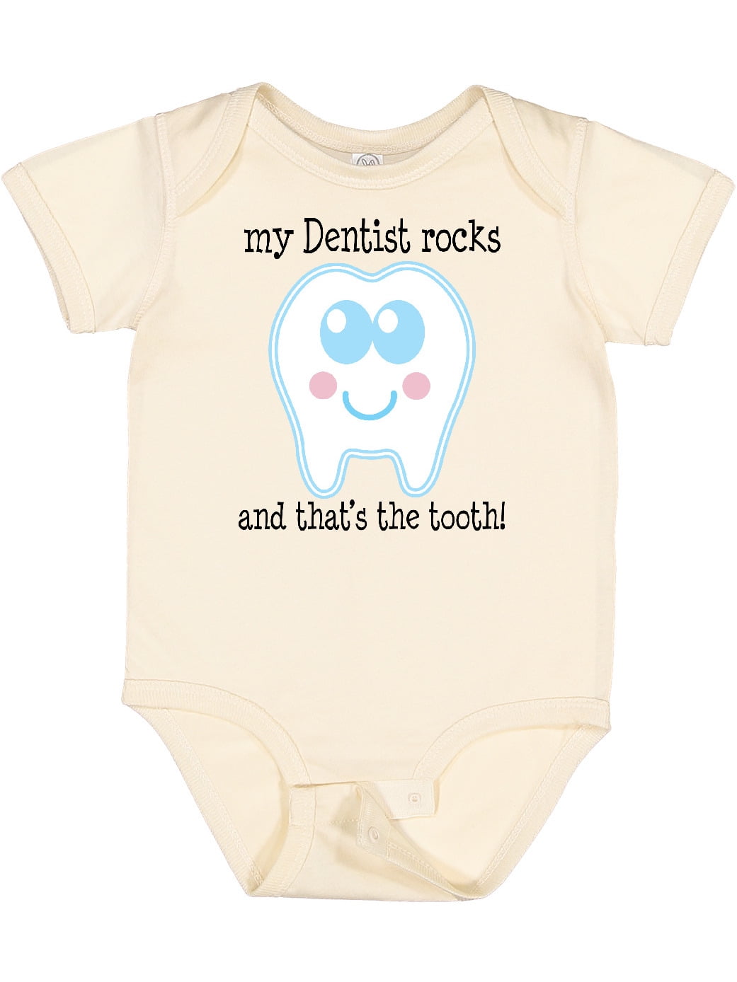 Inktastic Dentist Rocks Tooth Boys or Girls Baby Bodysuit - Walmart.com