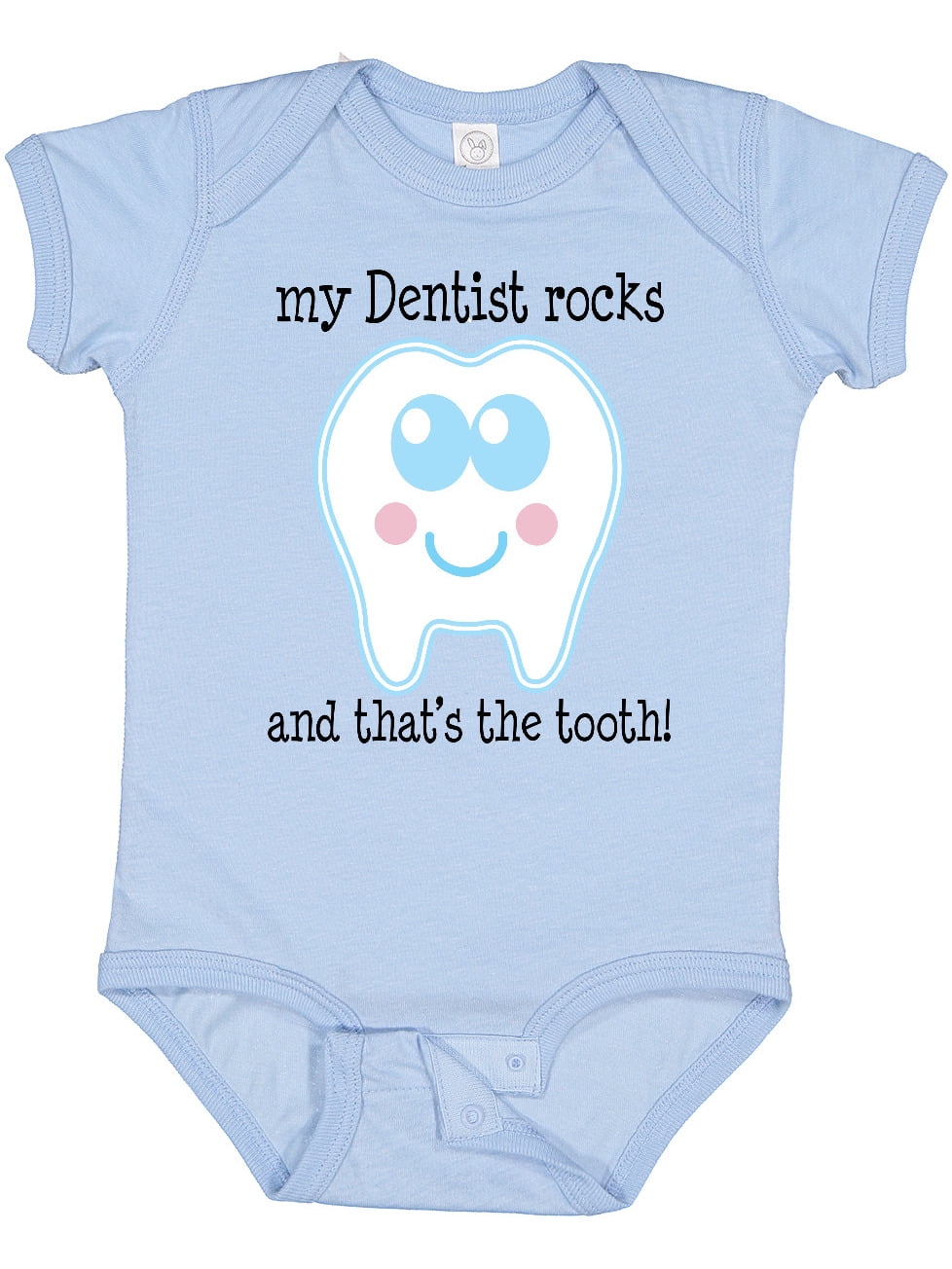 Inktastic Dentist Rocks Tooth Boys or Girls Baby Bodysuit - Walmart.com