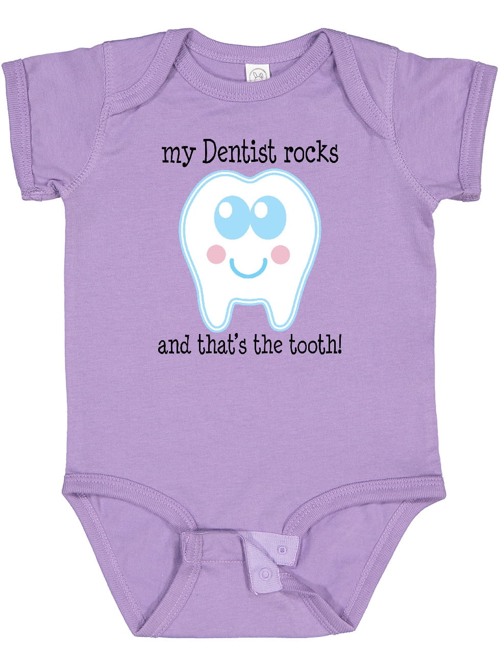 Inktastic Dentist Rocks Tooth Boys or Girls Baby Bodysuit - Walmart.com