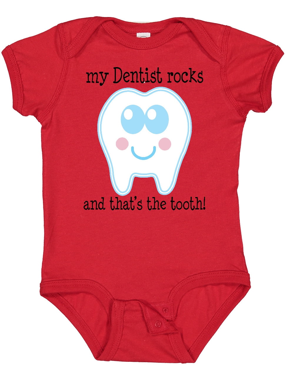 Inktastic Dentist Rocks Tooth Boys or Girls Baby Bodysuit - Walmart.com