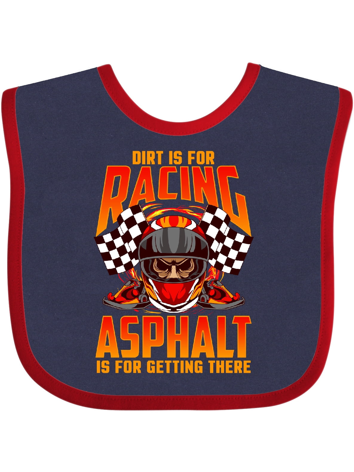 Inktastic Dirt Biking Motocross Racing Boys Baby Bib - Walmart.com
