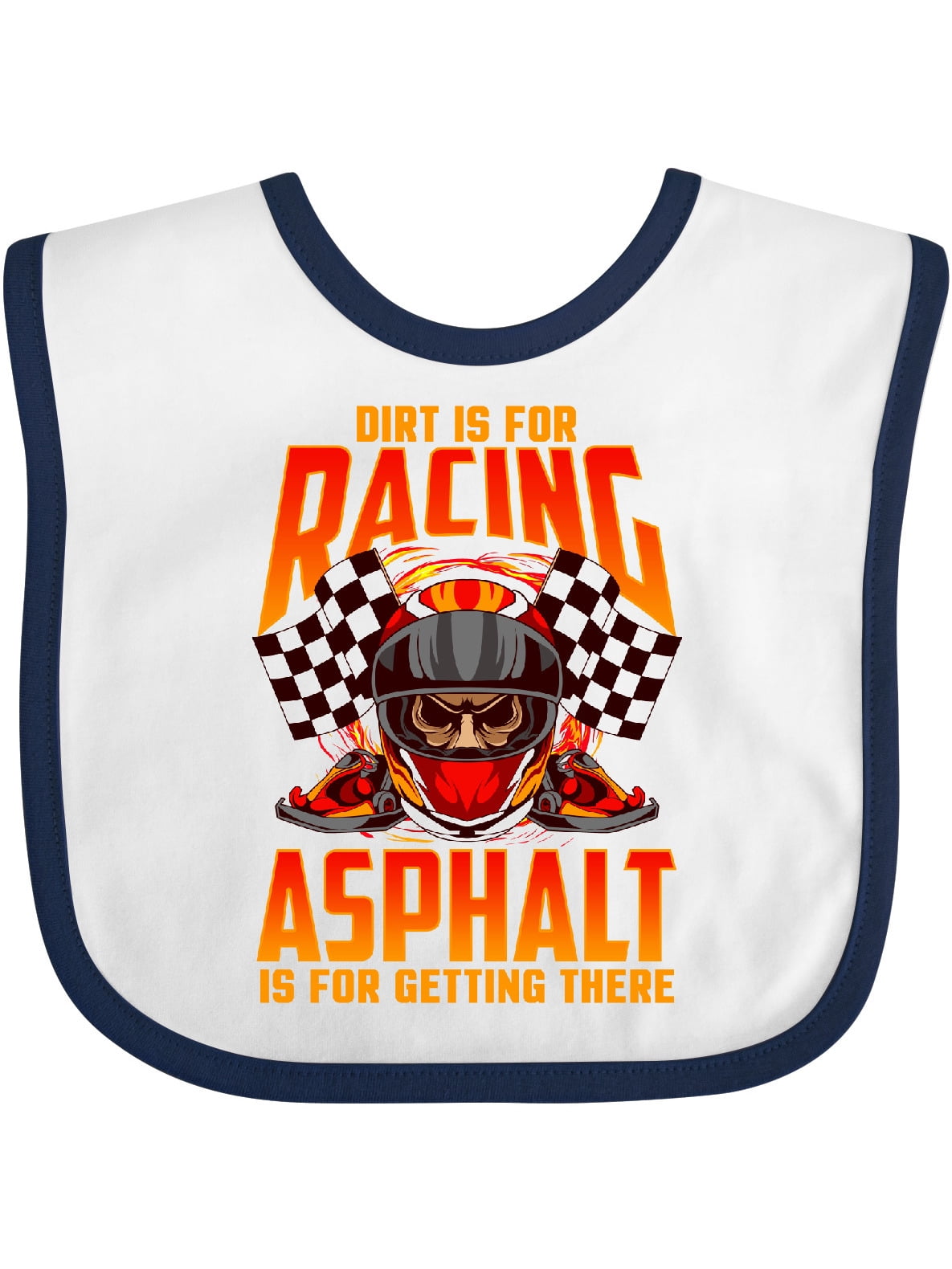 Inktastic Dirt Biking Motocross Racing Boys Baby Bib - Walmart.com