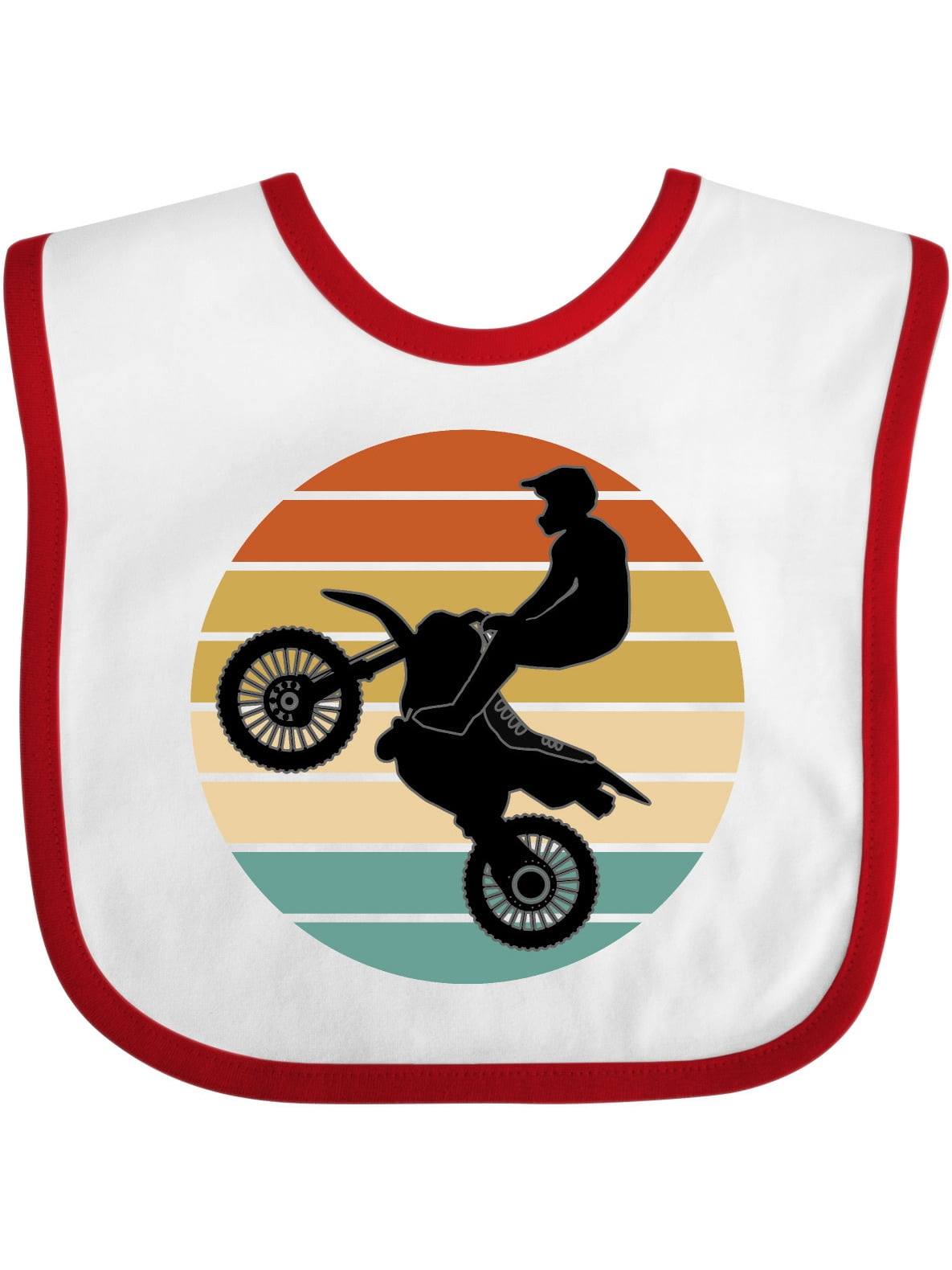 Inktastic Dirt Biking Motocross Retro Boys or Girls Baby Bib - Walmart.com