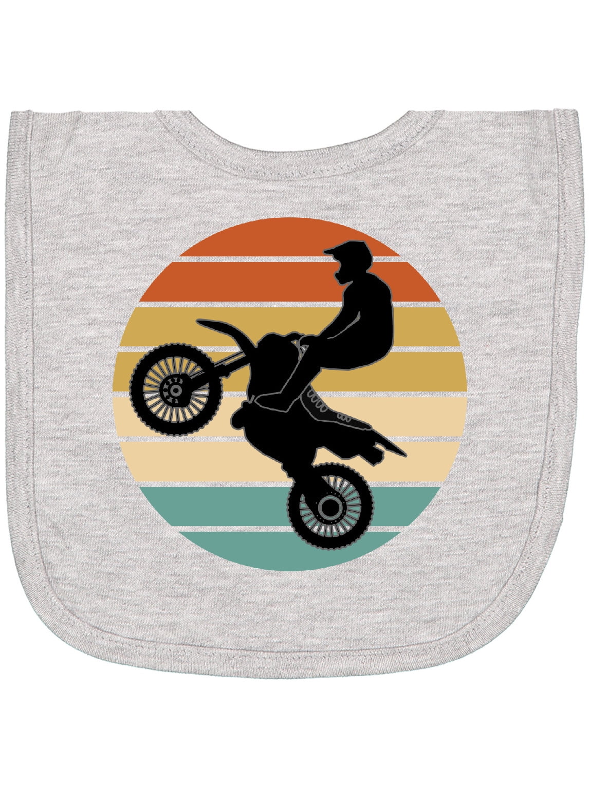 Inktastic Dirt Biking Motocross Retro Newborn Bib - Walmart.com