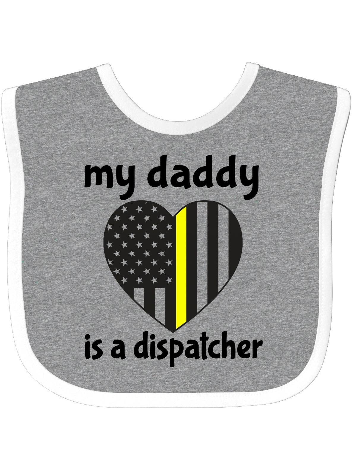 Inktastic Dispatcher Dad Emergency Gold Line Flag Boys or Girls Baby ...