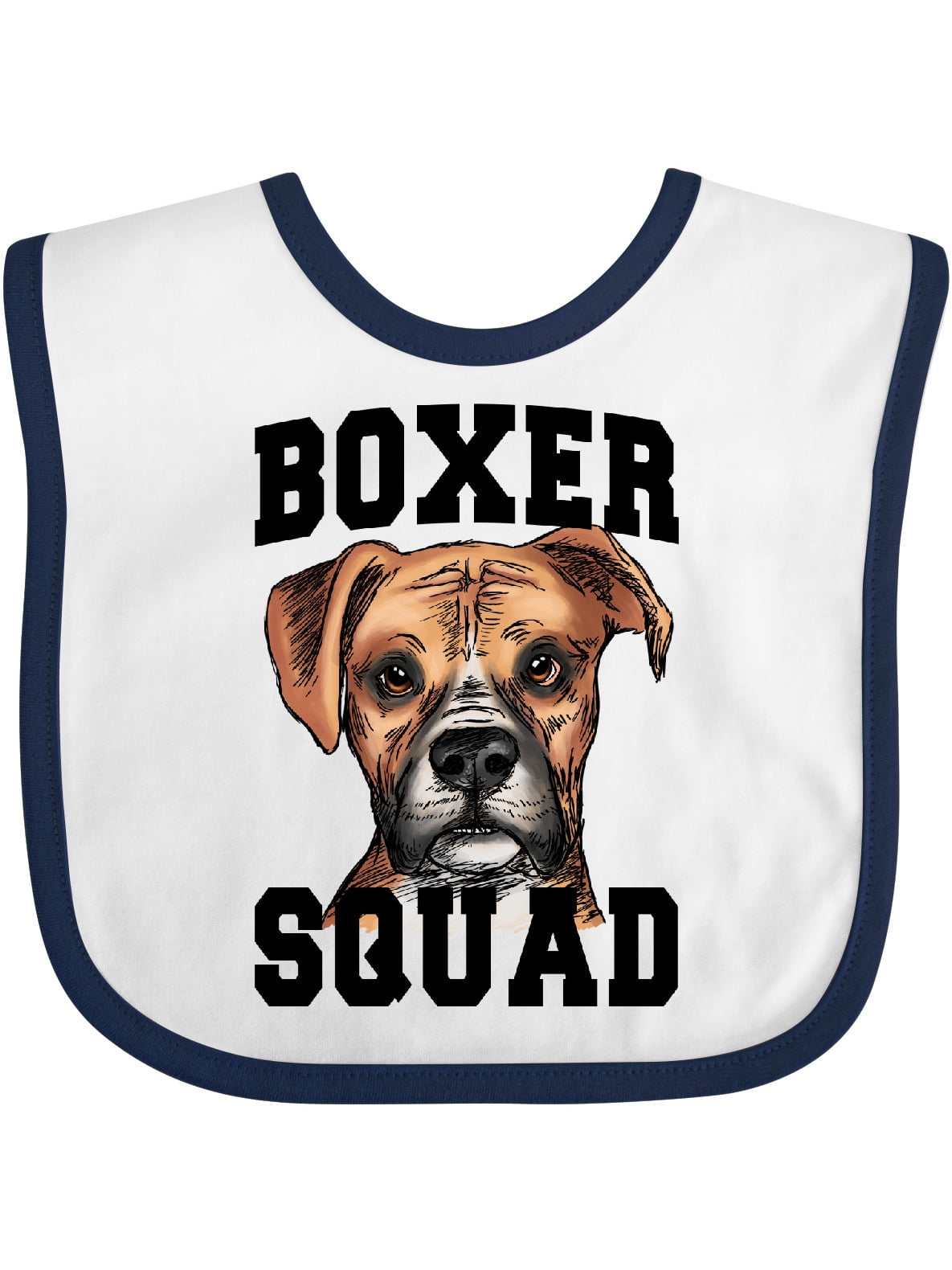 Inktastic Dog Boxer Squad Boys or Girls Baby Bib - Walmart.com