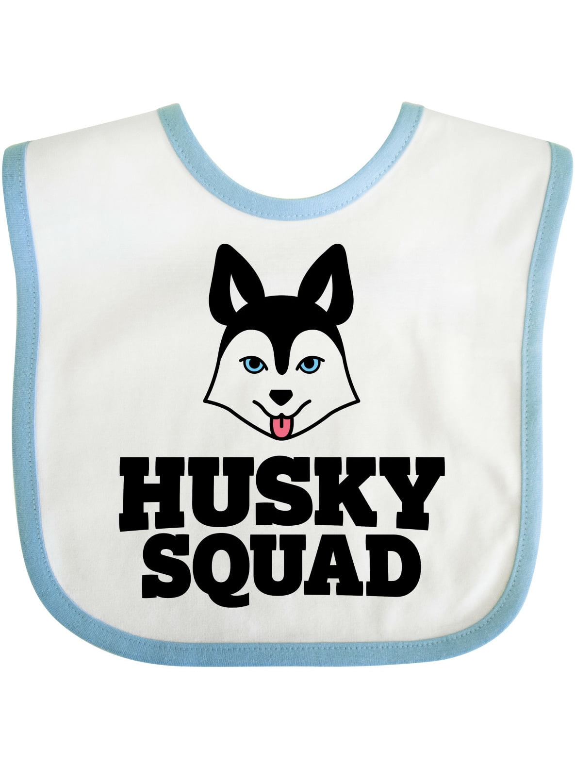 Inktastic Dog Husky Squad Boys or Girls Baby Bib - Walmart.com