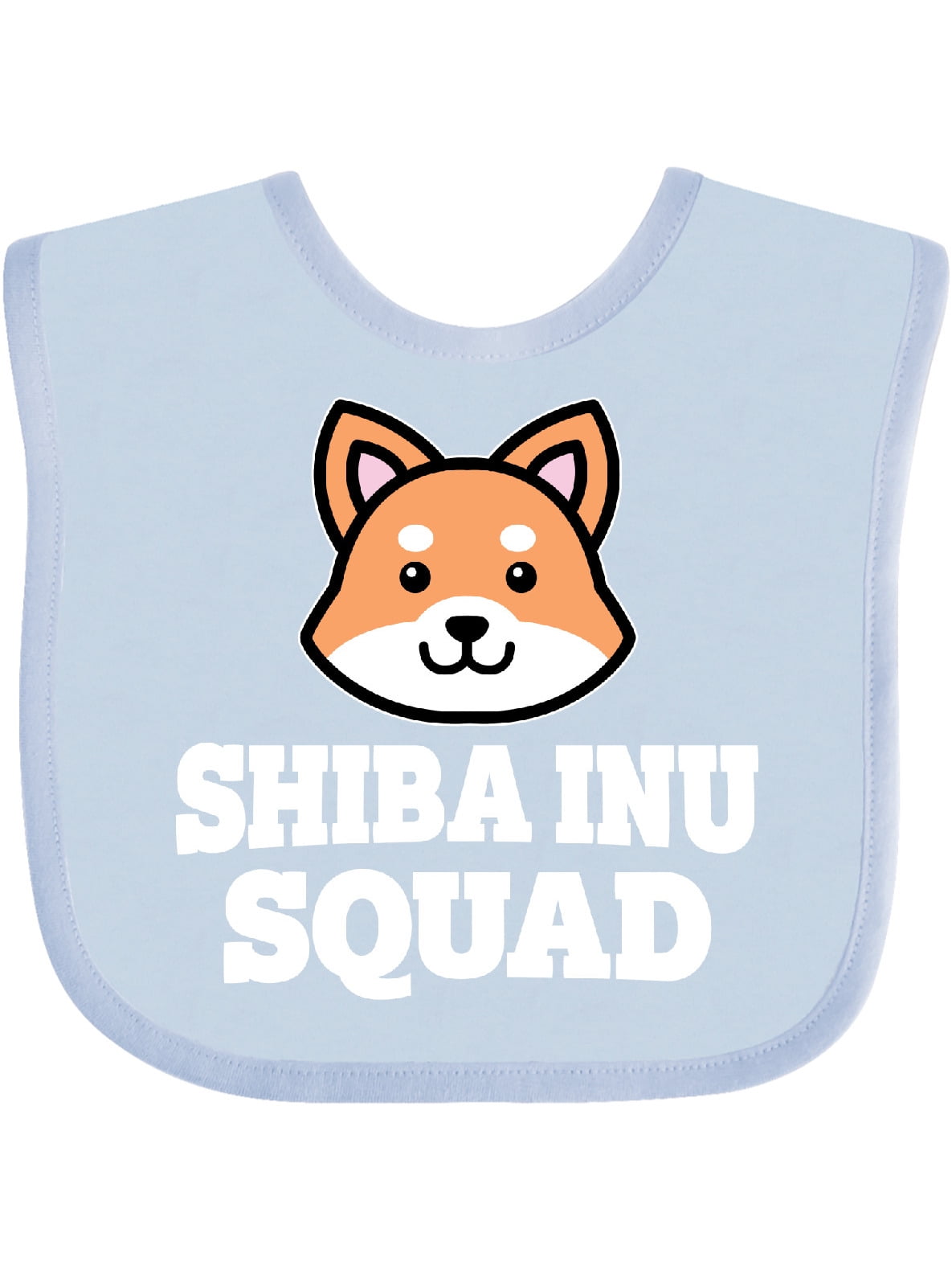 Inktastic Dog Shiba Inu Squad Boys or Girls Baby Bib - Walmart.com
