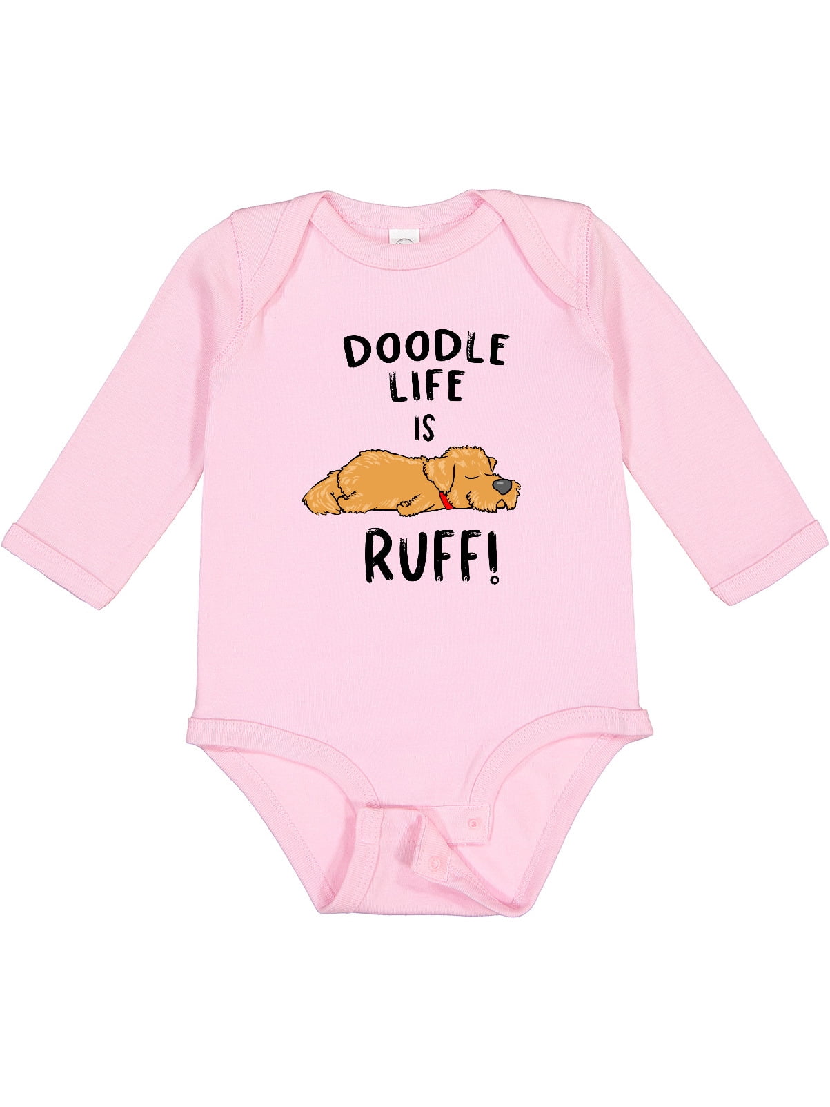 Inktastic Doodle Life is Ruff! Golden Doodle Boys or Girls Long Sleeve ...